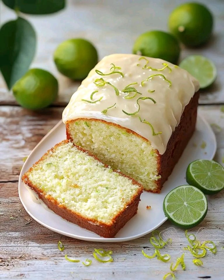 Cake Ultra Moelleux au Citron Vert : Explosion de Fraîcheur en Bouche ...